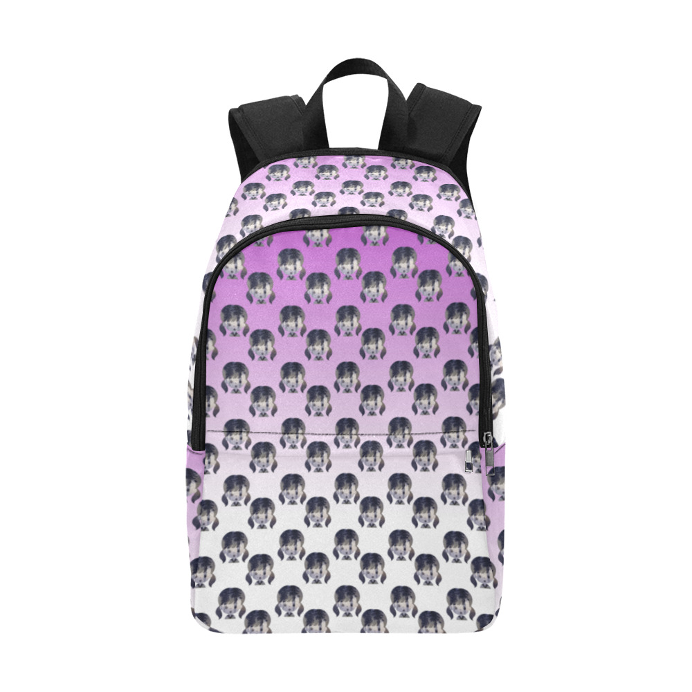 forest girl gradient purple Fabric Backpack for Adult (Model 1659) | ID ...
