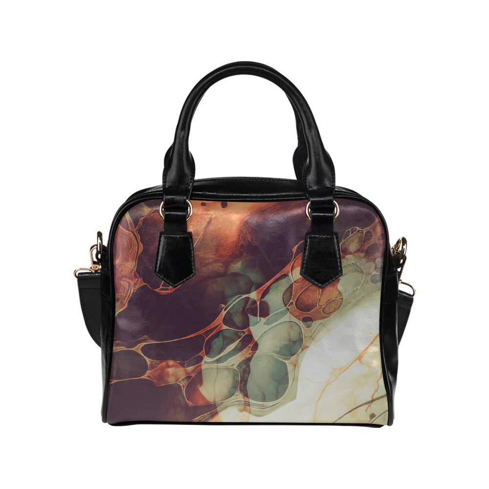 Texture-Background-Series-Earth-Tone-3 Shoulder Handbag (Model 1634 ...