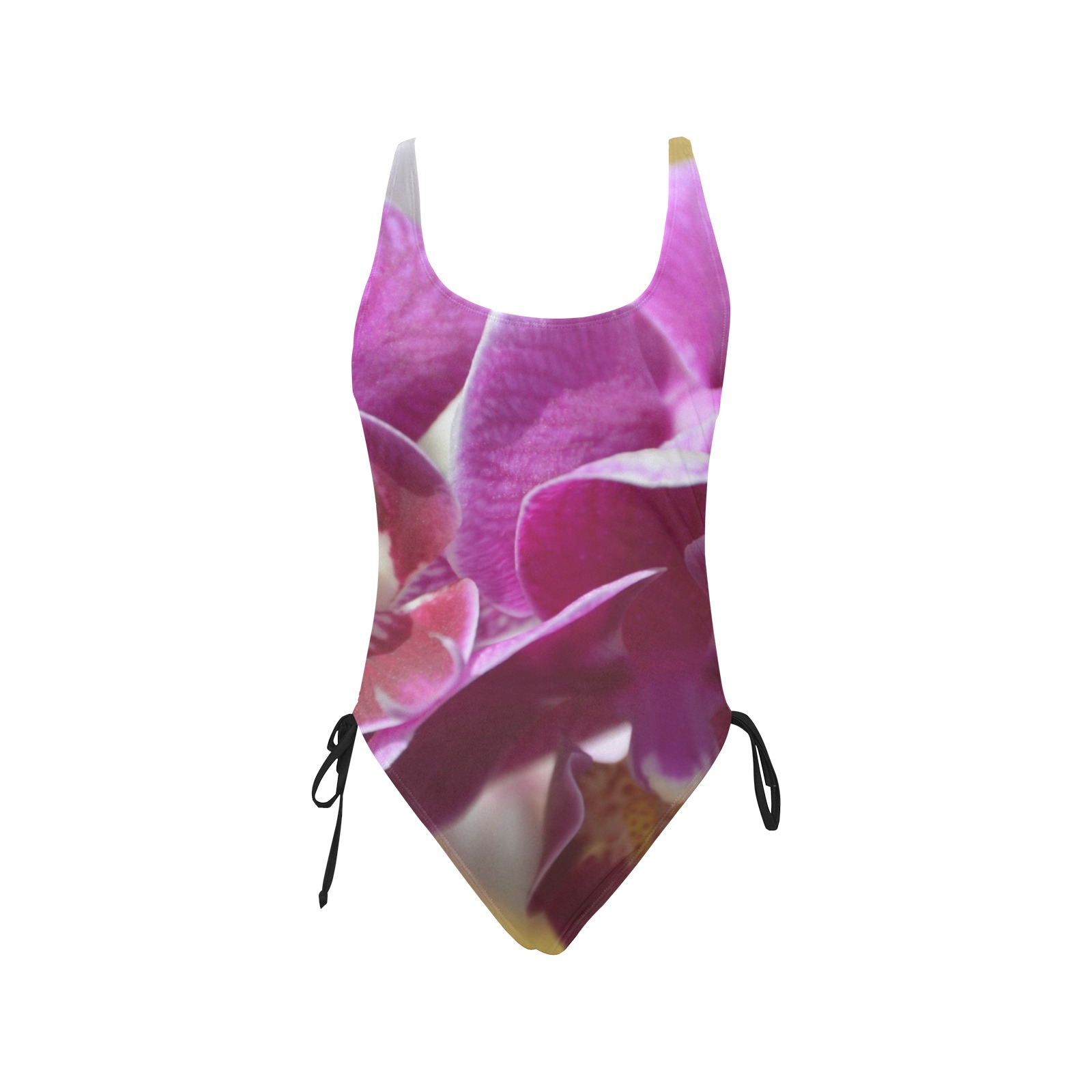 Orchid Drawstring Side One Piece Swimsuit Drawstring Side One-Piece ...