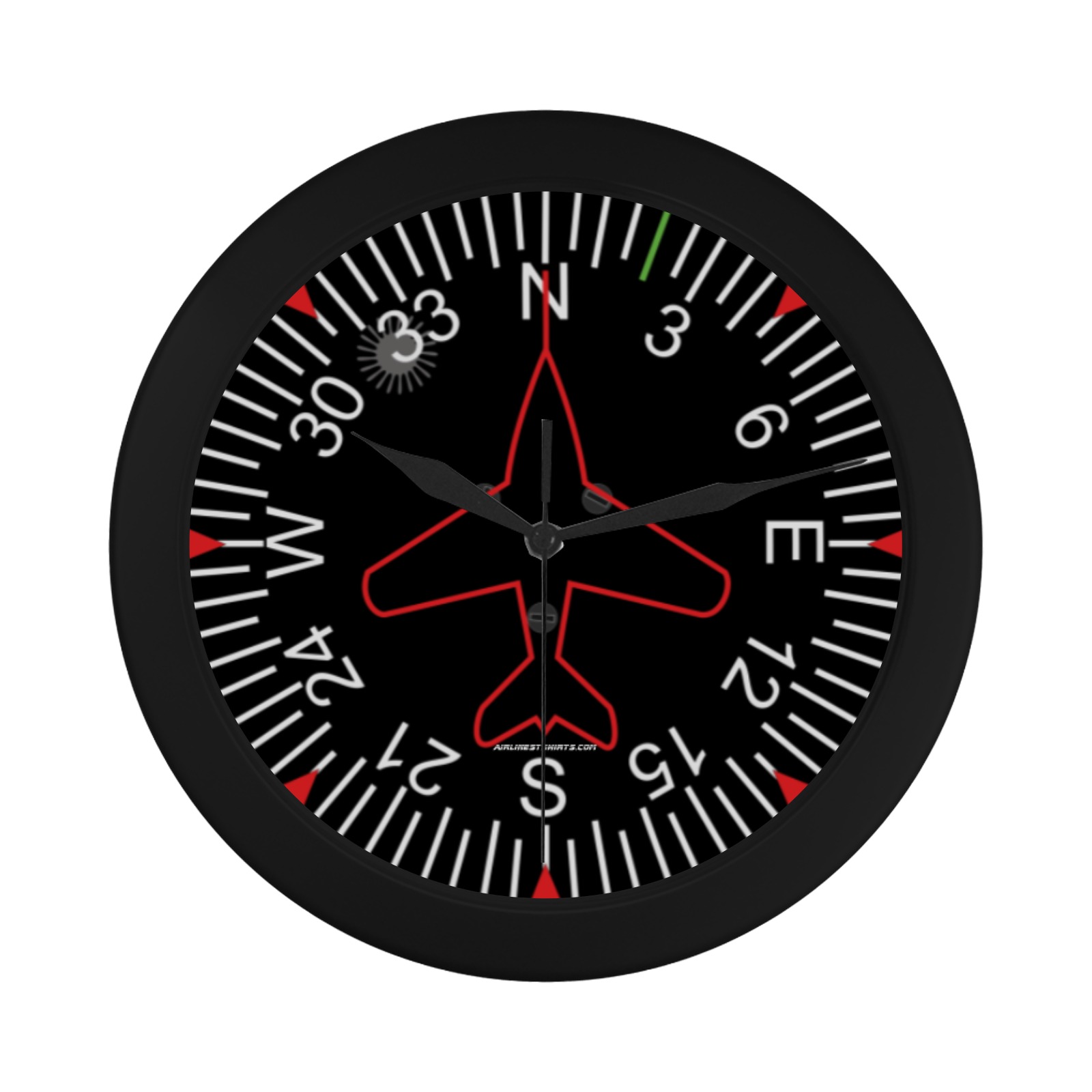 heading indicator wall clock Circular Plastic Wall clock | ID: D6874105