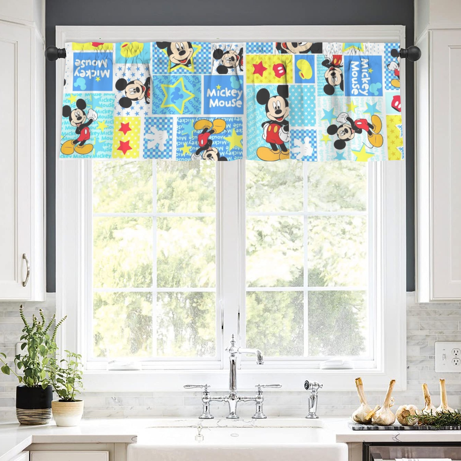 mickey-mouse-6174950 Window Curtain Valance 60"x18" | ID: D7427658