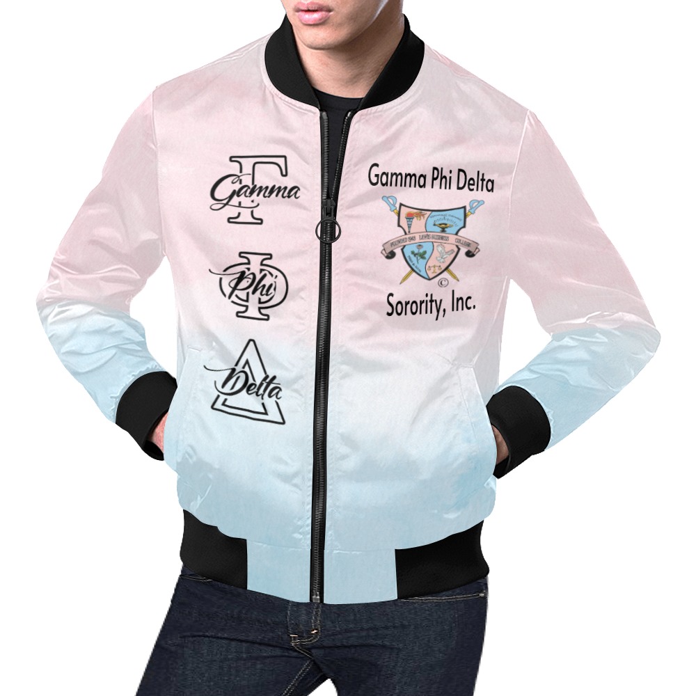 Gamma Shield Transparent All Over Print Bomber Jacket for Men (Model ...