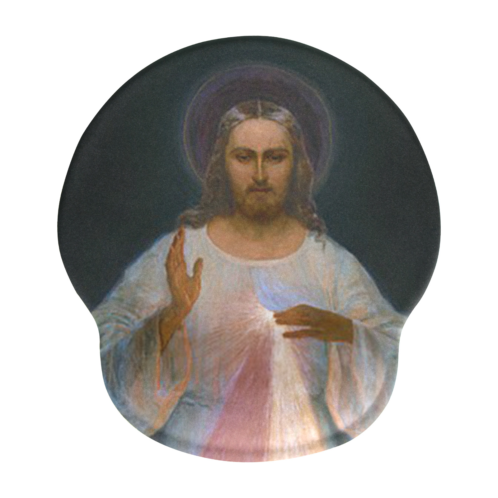Divine Mercy Mouse Pad With Wrist Rest Support Id D6592776