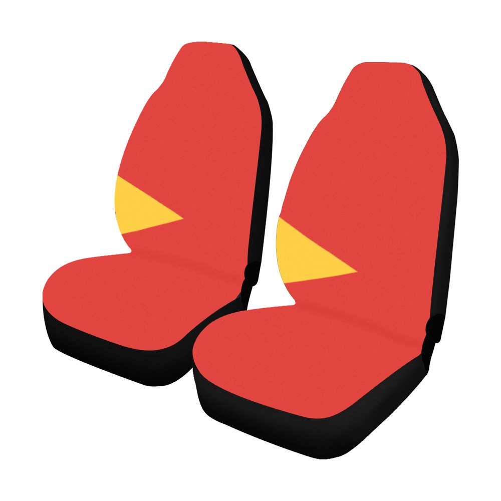 2000px-Flag_of_East_Timor.svg Car Seat Covers (Set of 2) | ID: D6340949