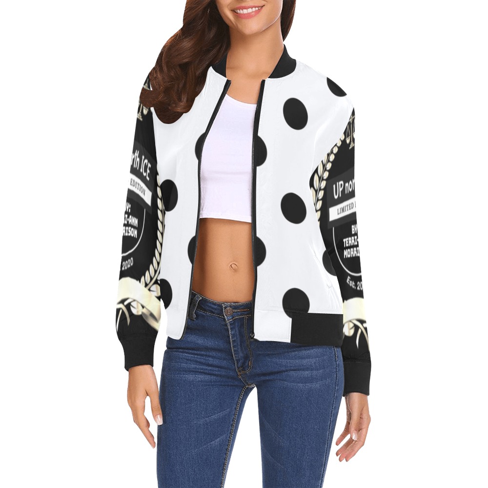 UPnorthICE- Custom Bomber Jacket for Women All Over Print Bomber Jacket ...