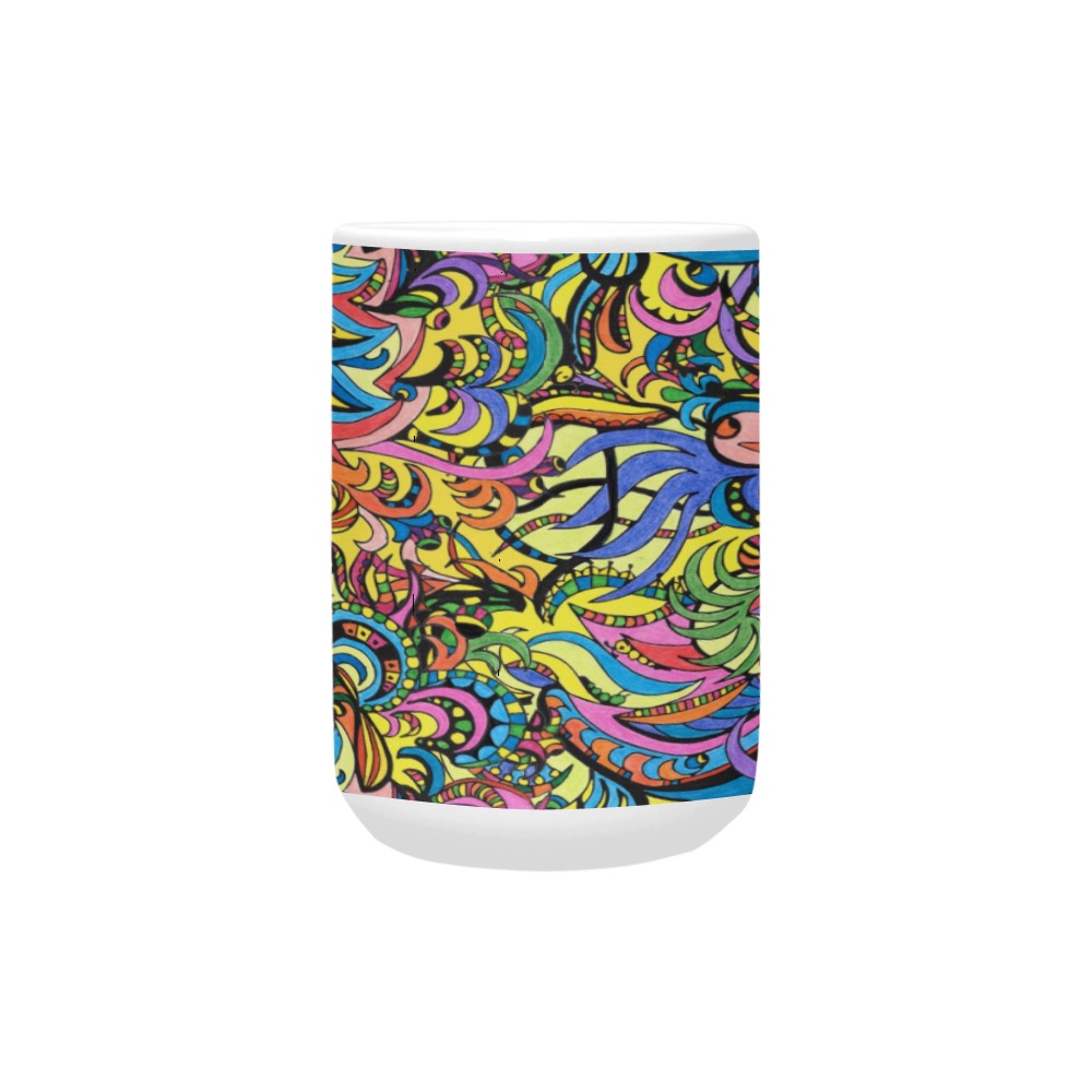Mariana Trench Custom Ceramic Mug (15OZ) | ID: D6522764