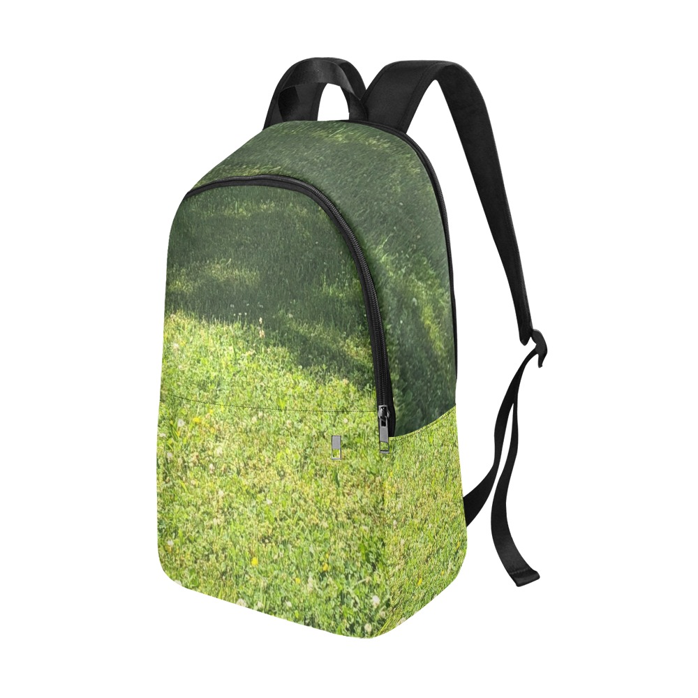 Fresh Grreeen Grass Collection Fabric Backpack for Adult (Model 1659 ...