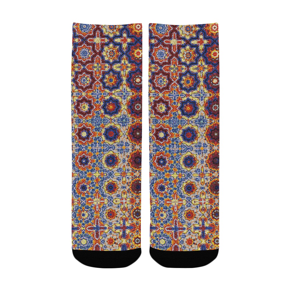 embroidary sample 1c1 Kids' Custom Socks | ID: D6001933