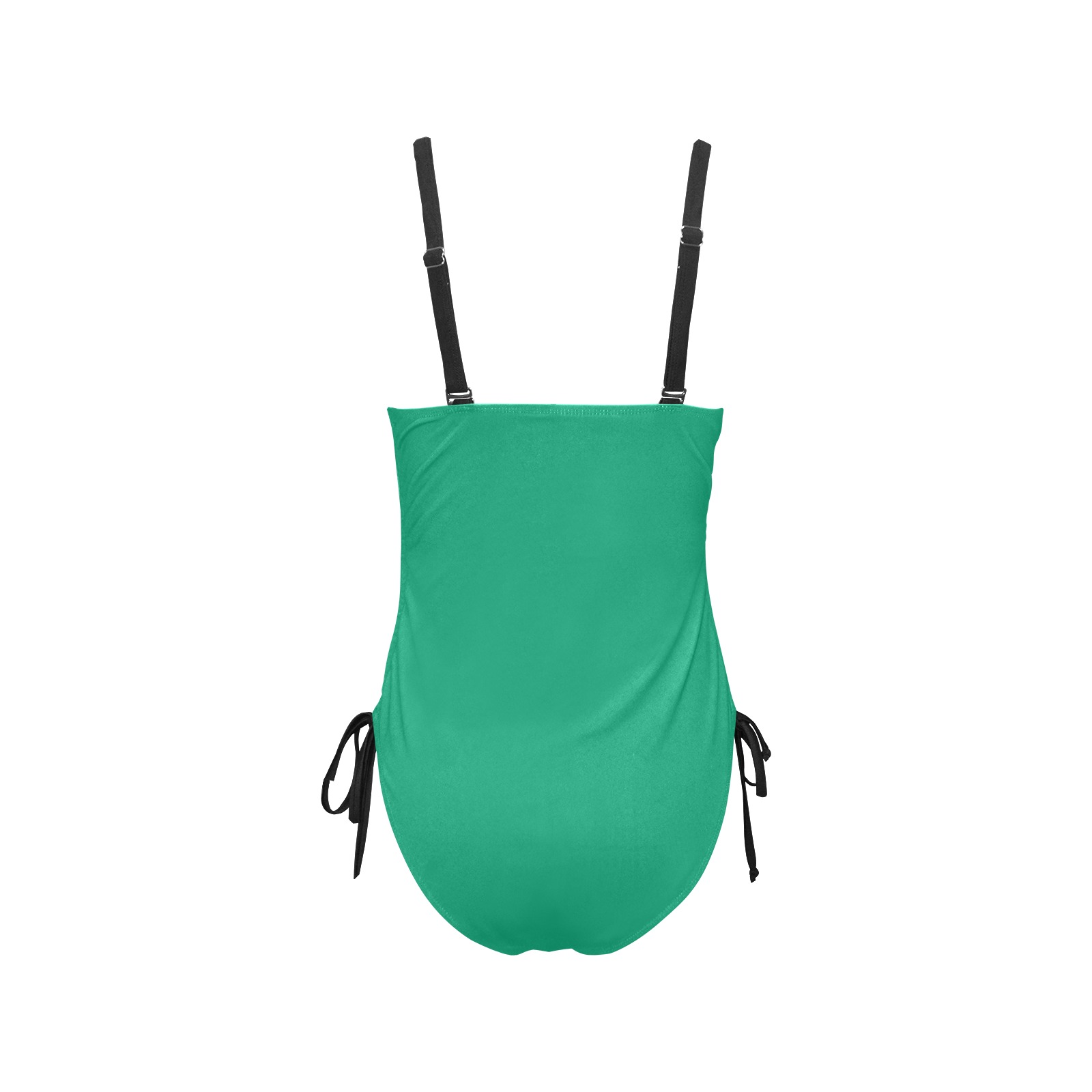 Mint Drawstring Side One-Piece Swimsuit (Model S14) | ID: D5711269