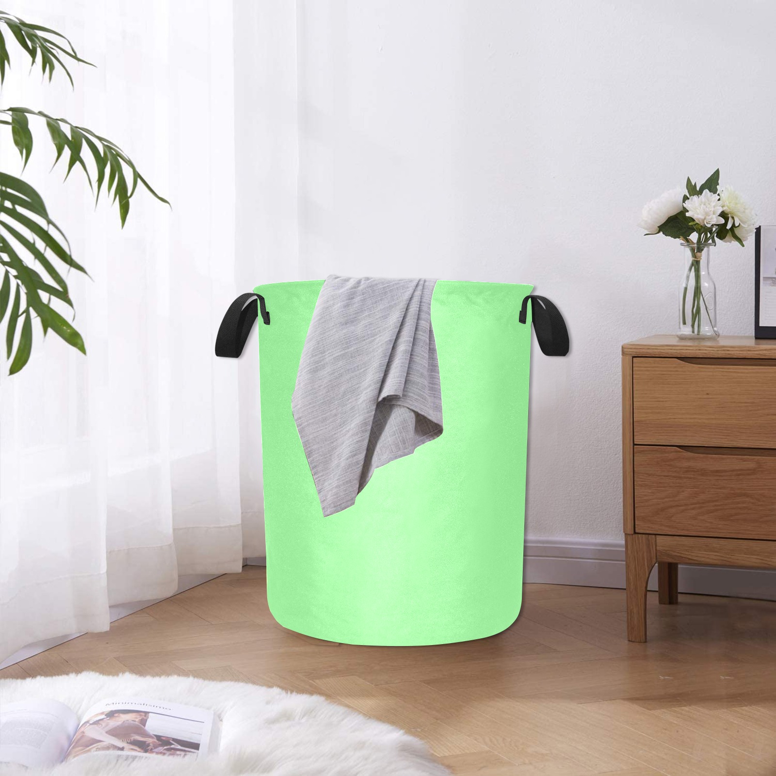 color pale green Laundry Bag (Large) | ID: D5614574