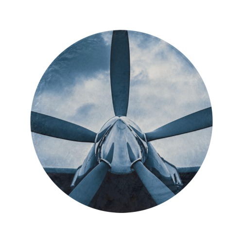 Vintage Aircraft Propeller Clear Prop Adventure Circular Ultra-Soft ...