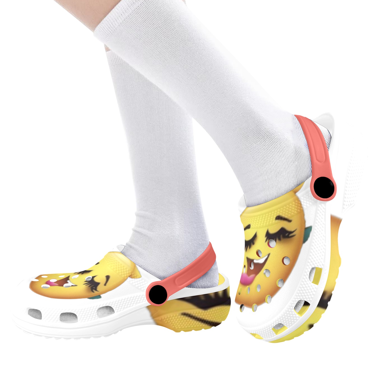 Emoji Clogs Custom Print Foam Clogs for Kids | ID: D7047936