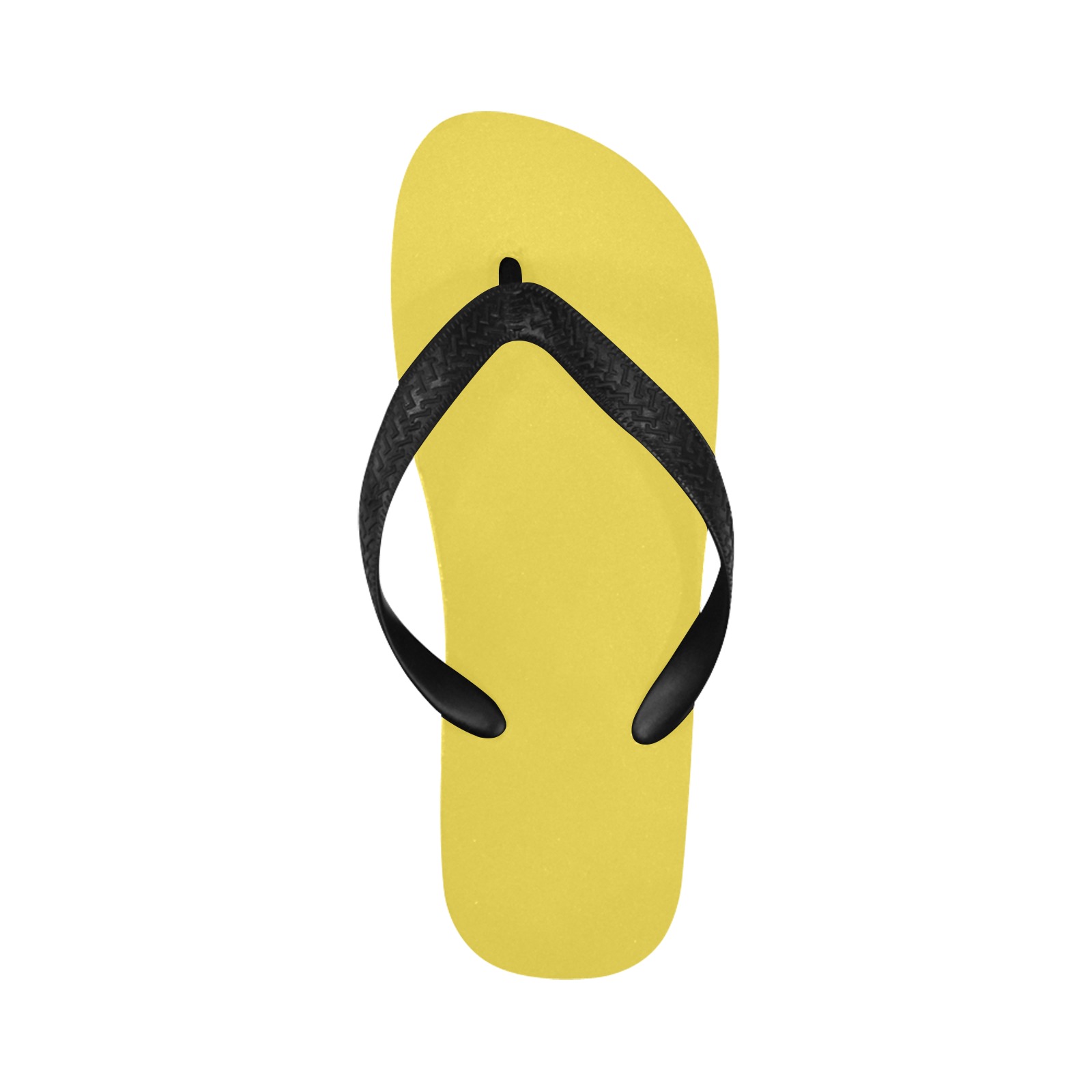 solid yellow color Flip Flops for Men/Women (Model 040) | ID: D7362117