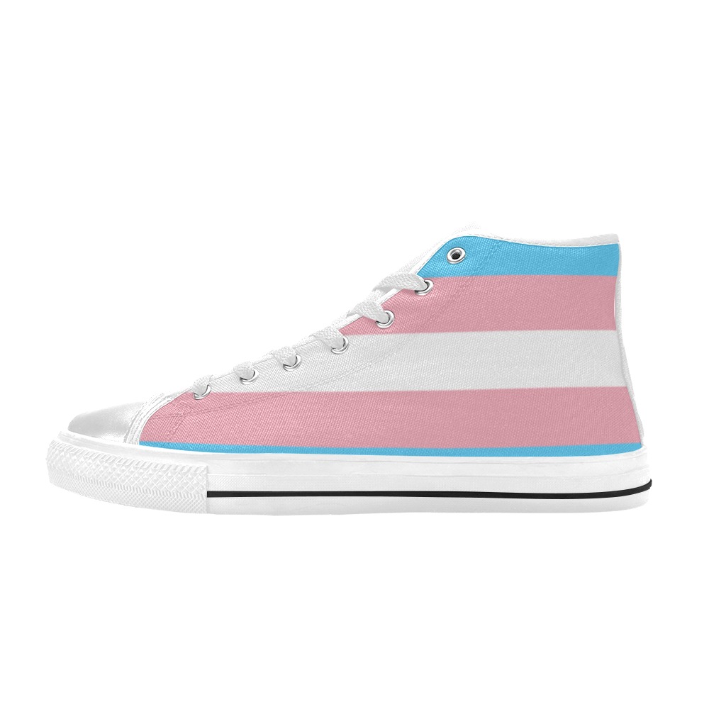 mxcp2000px-Transgender_Pride_flag.svg Men’s Classic High Top Canvas ...