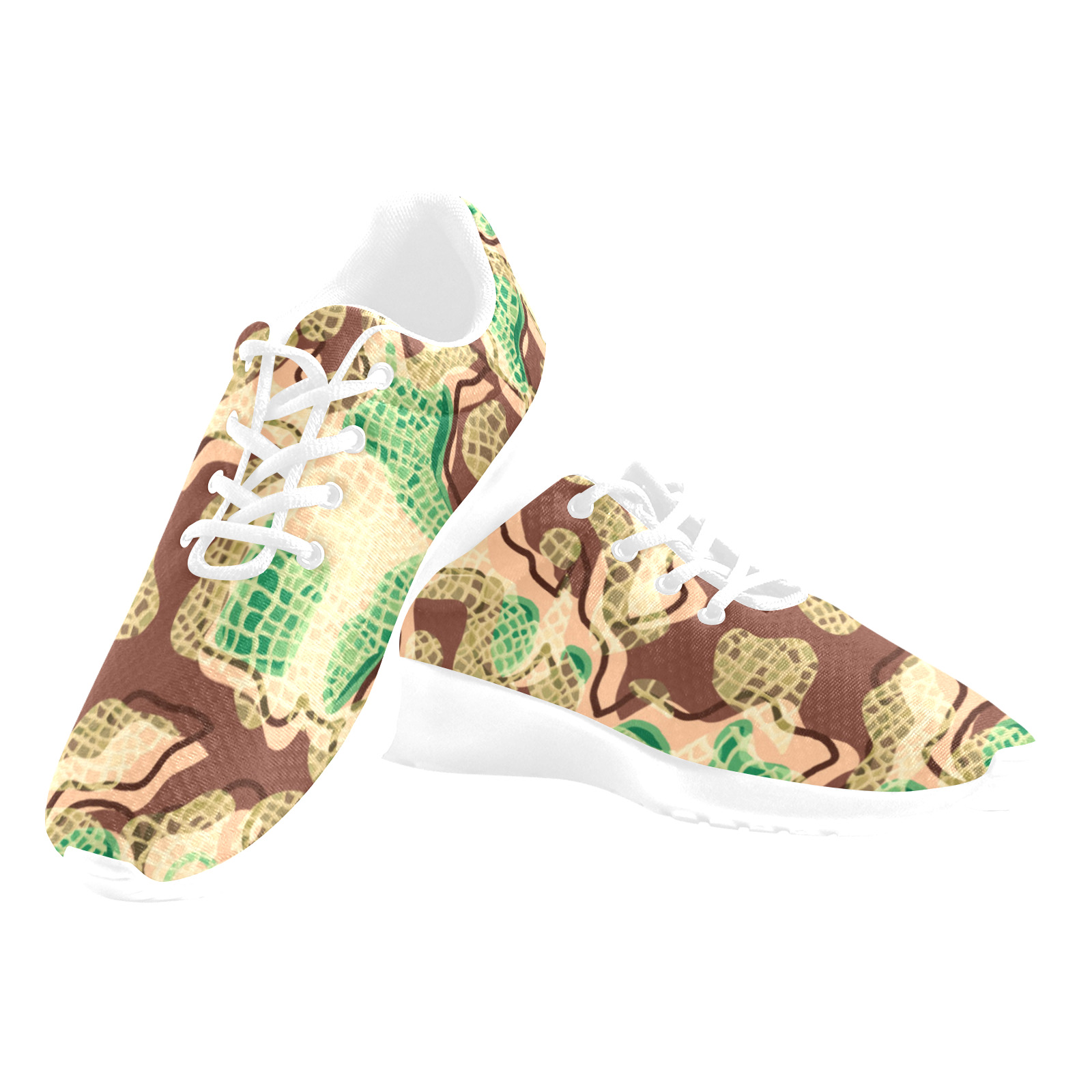 Modern Fashion Military Crocodile Camouflage Women's Athletic Shoes ...