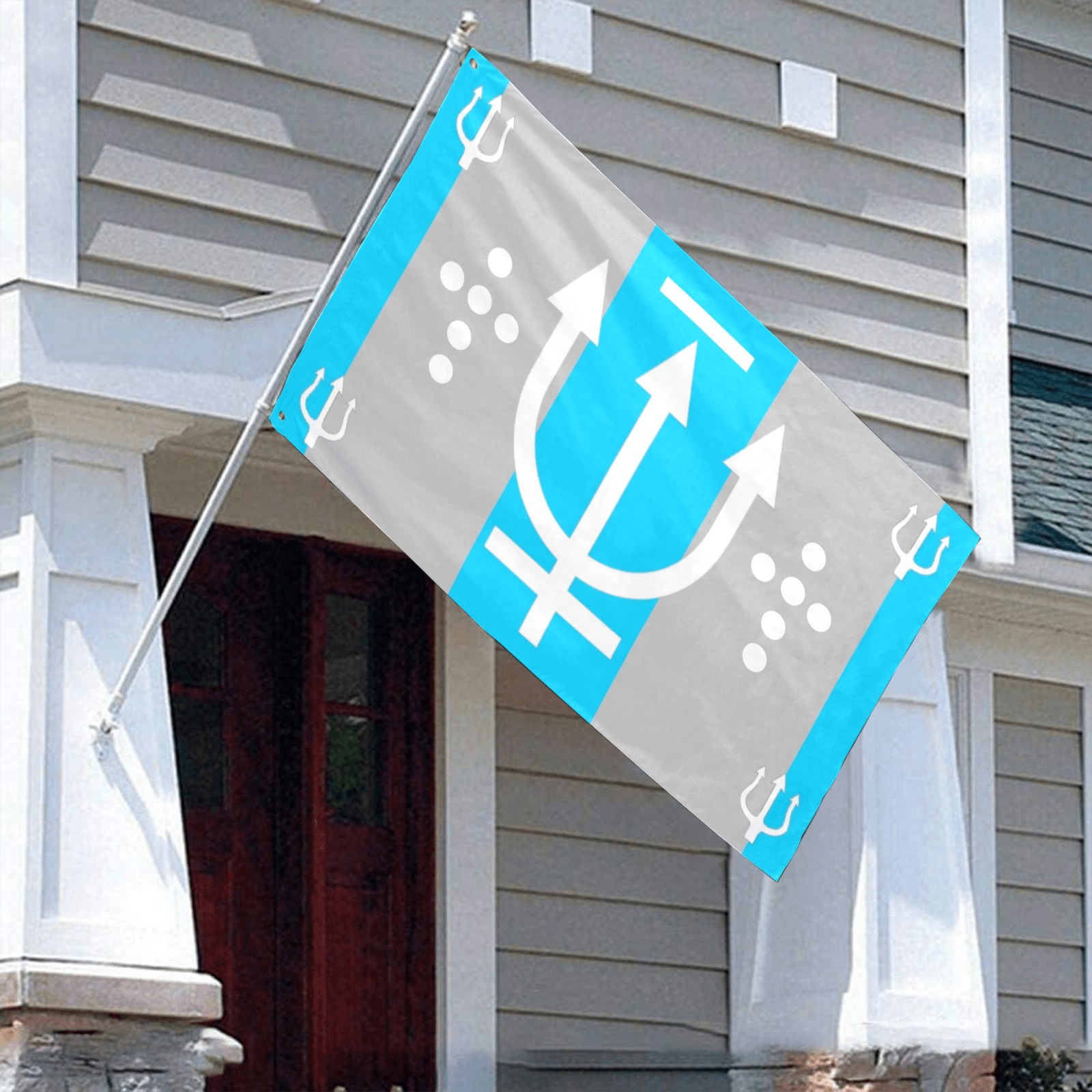 Planet of Neptune Kingdom Flag Current 2059 Garden Flag 70"x47" | ID ...