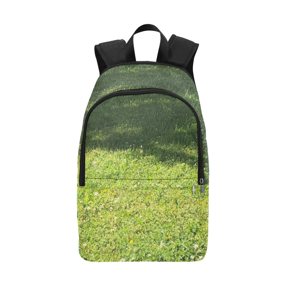 Fresh Grreeen Grass Collection Fabric Backpack for Adult (Model 1659 ...