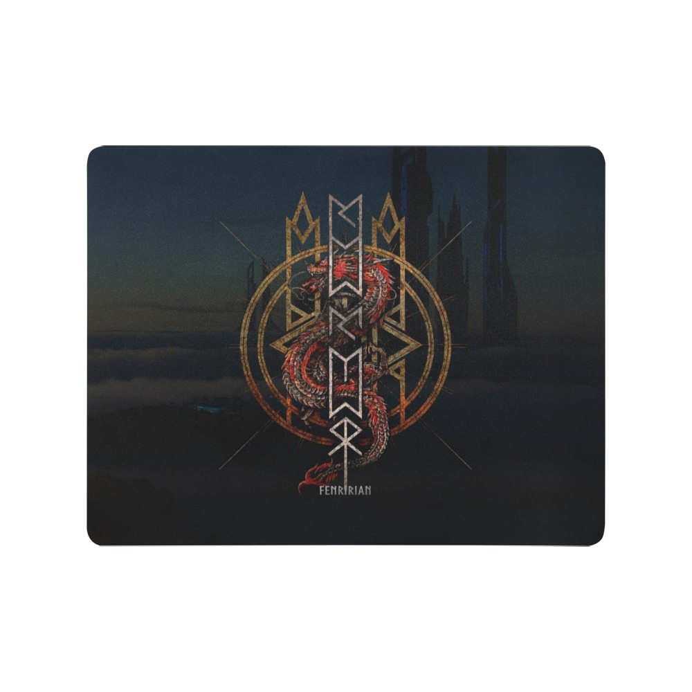 Runic Dragon Mousepad 18"x14" | ID: D7351431