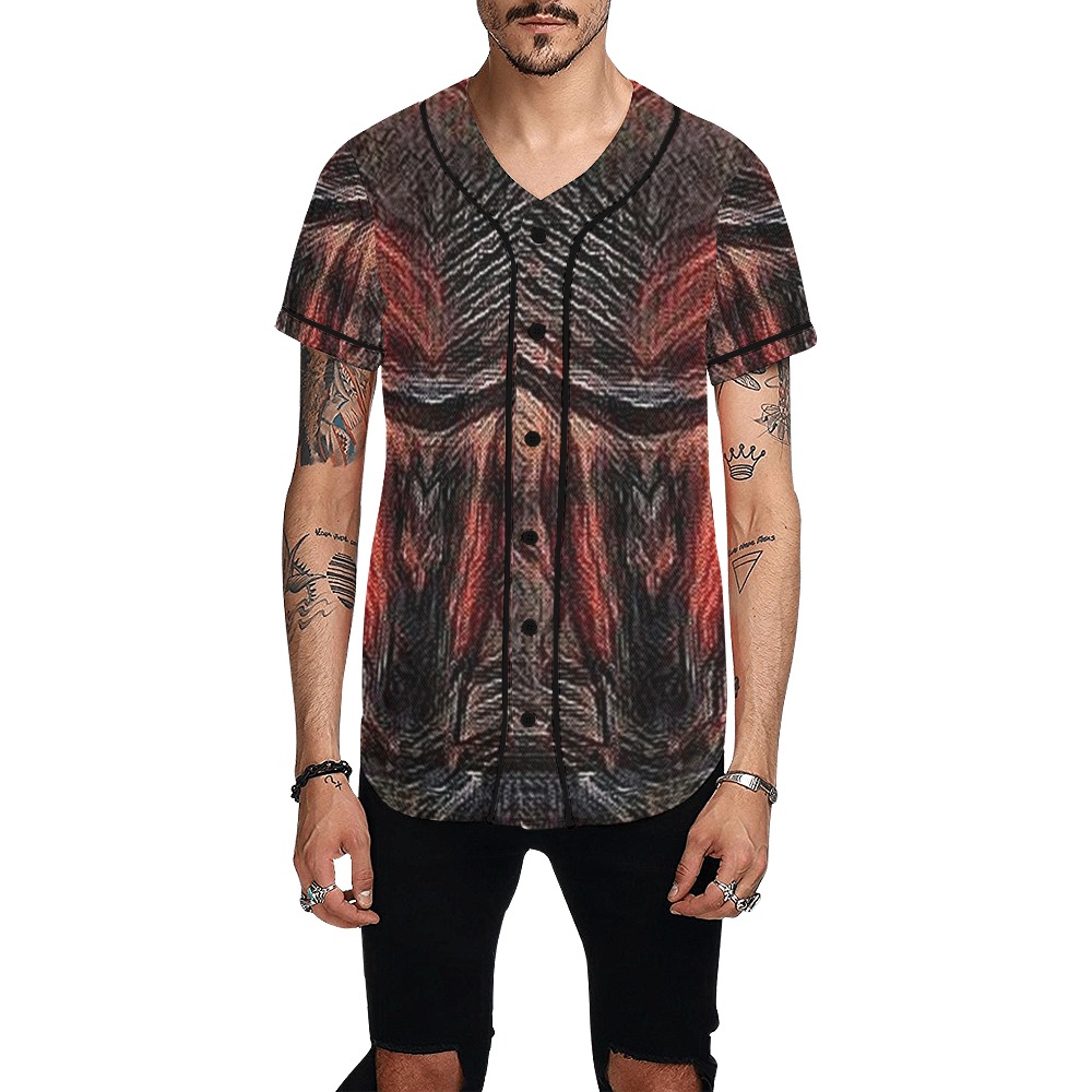 kolip All Over Print Baseball Jersey for Men (Model T50) | ID: D6234994