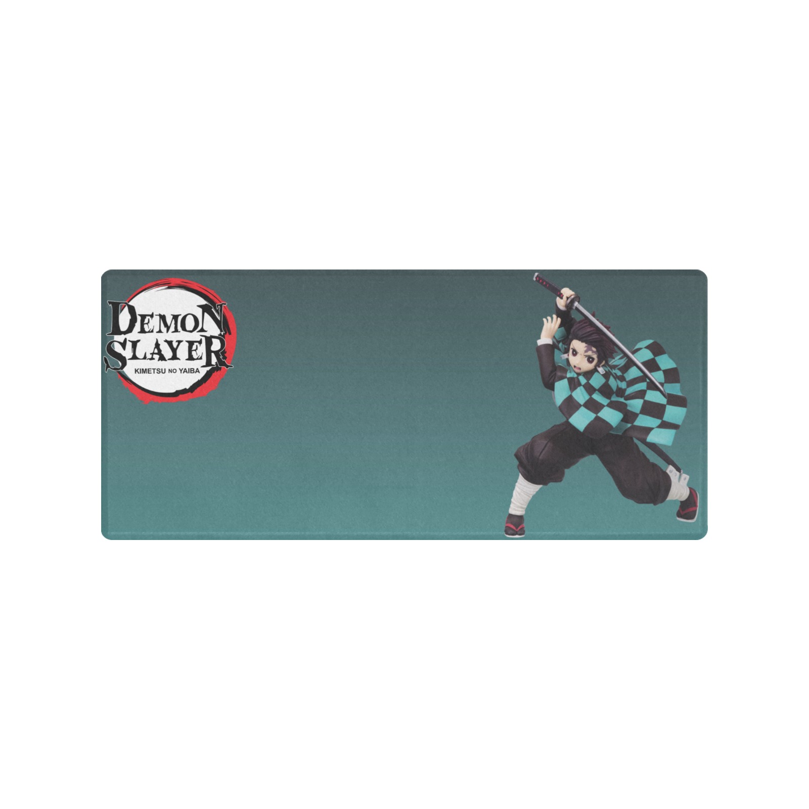 Demon Slayer Tanjiro Kamado full keyboard and mouse pad Gaming Mousepad ...