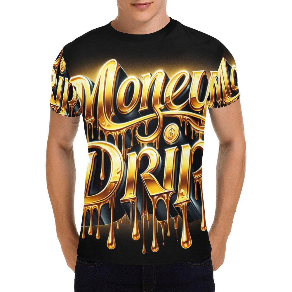 Money Drip - All Over Print T-Shirt for Men (USA Size) (Model T40) | ID ...