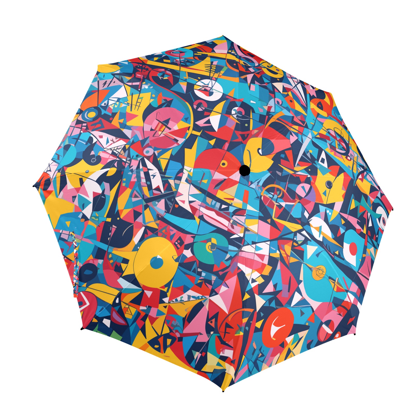 Magnificent colorful geometric abstract art. Semi-Automatic Foldable ...