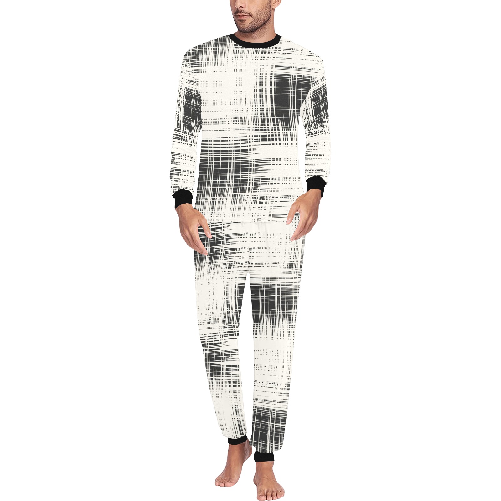 bb czse Men's All Over Print Pajama Set | ID: D6501574