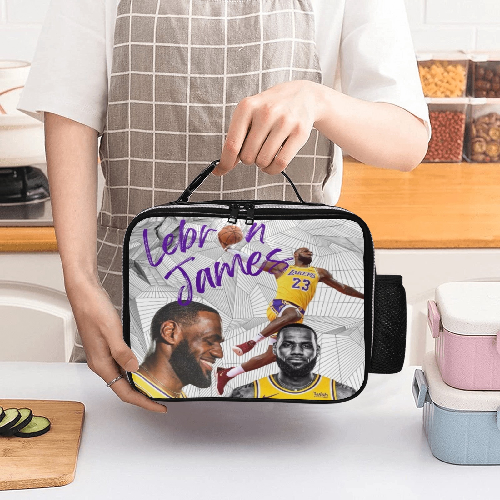 Lebron Lunchbox PU Leather Lunch Bag (Model 1723) | ID: D7178505