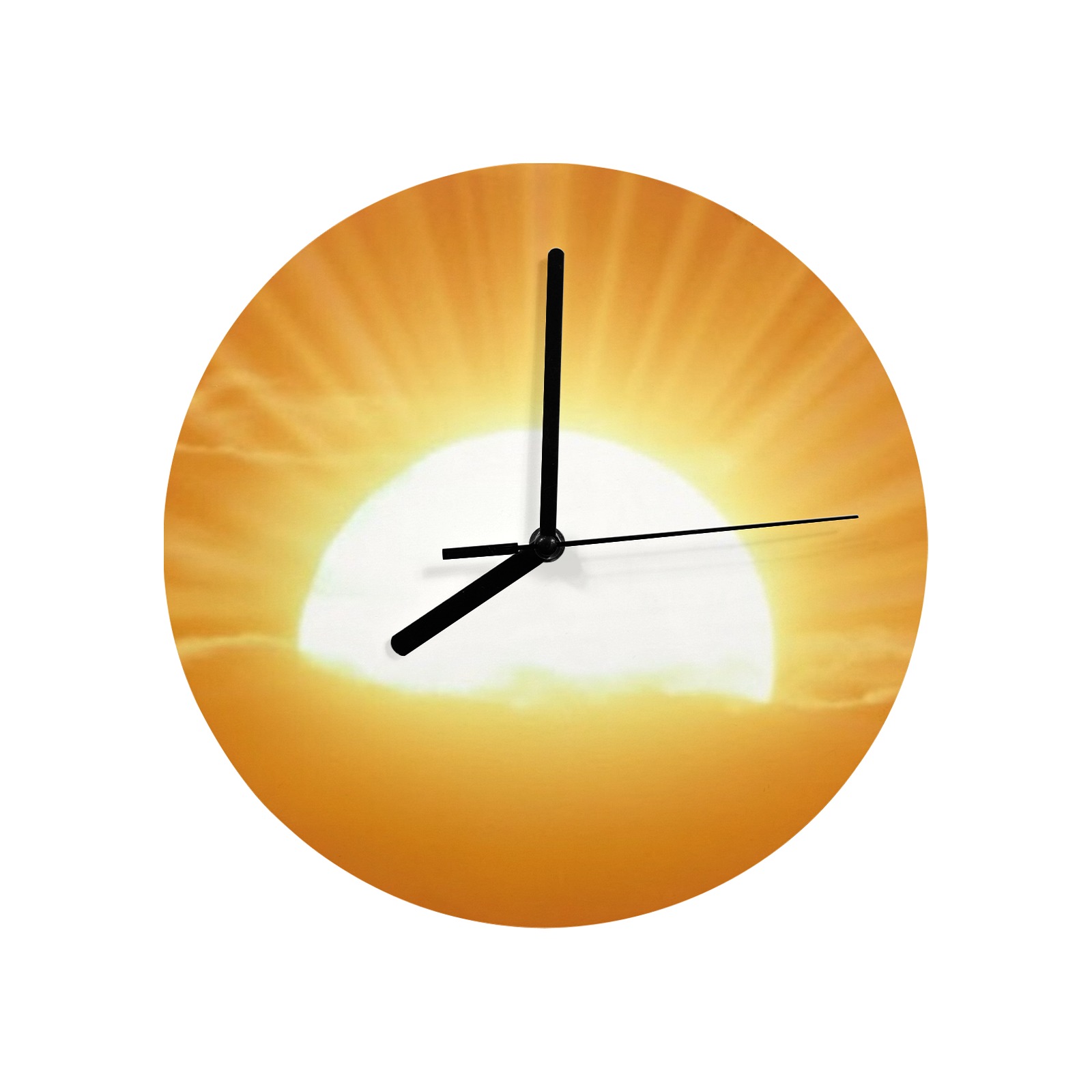 Sun Shining MDF Wall Clock | ID: D6775244