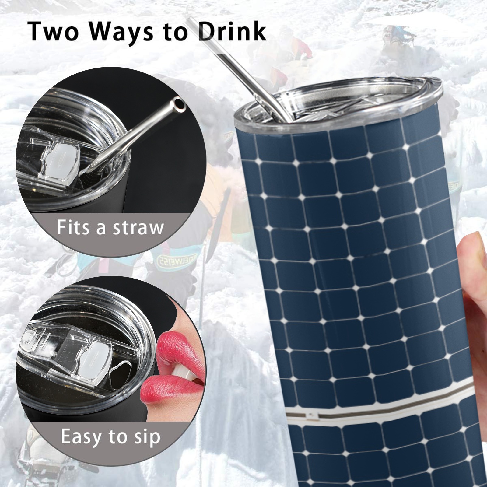 Solar Technology Power Panel Image Cell Energy 20oz Tall Skinny Tumbler ...
