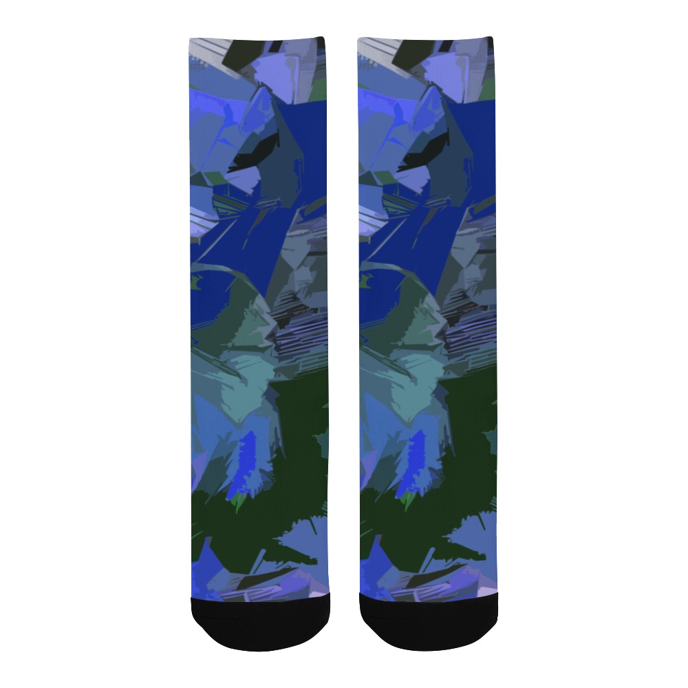 she is 2d Men's Custom Socks | ID: D6003044