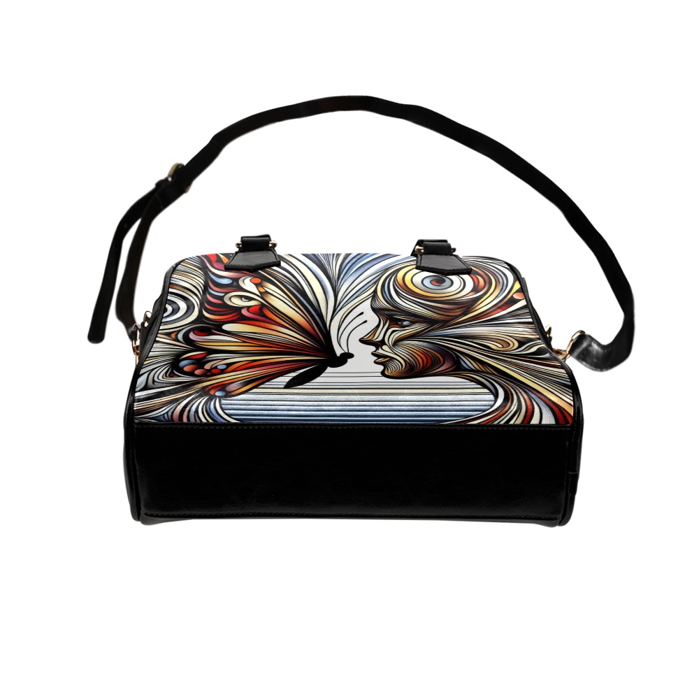 Lady Butterfly 1 Shoulder Handbag (Model 1634) | ID: D7032883