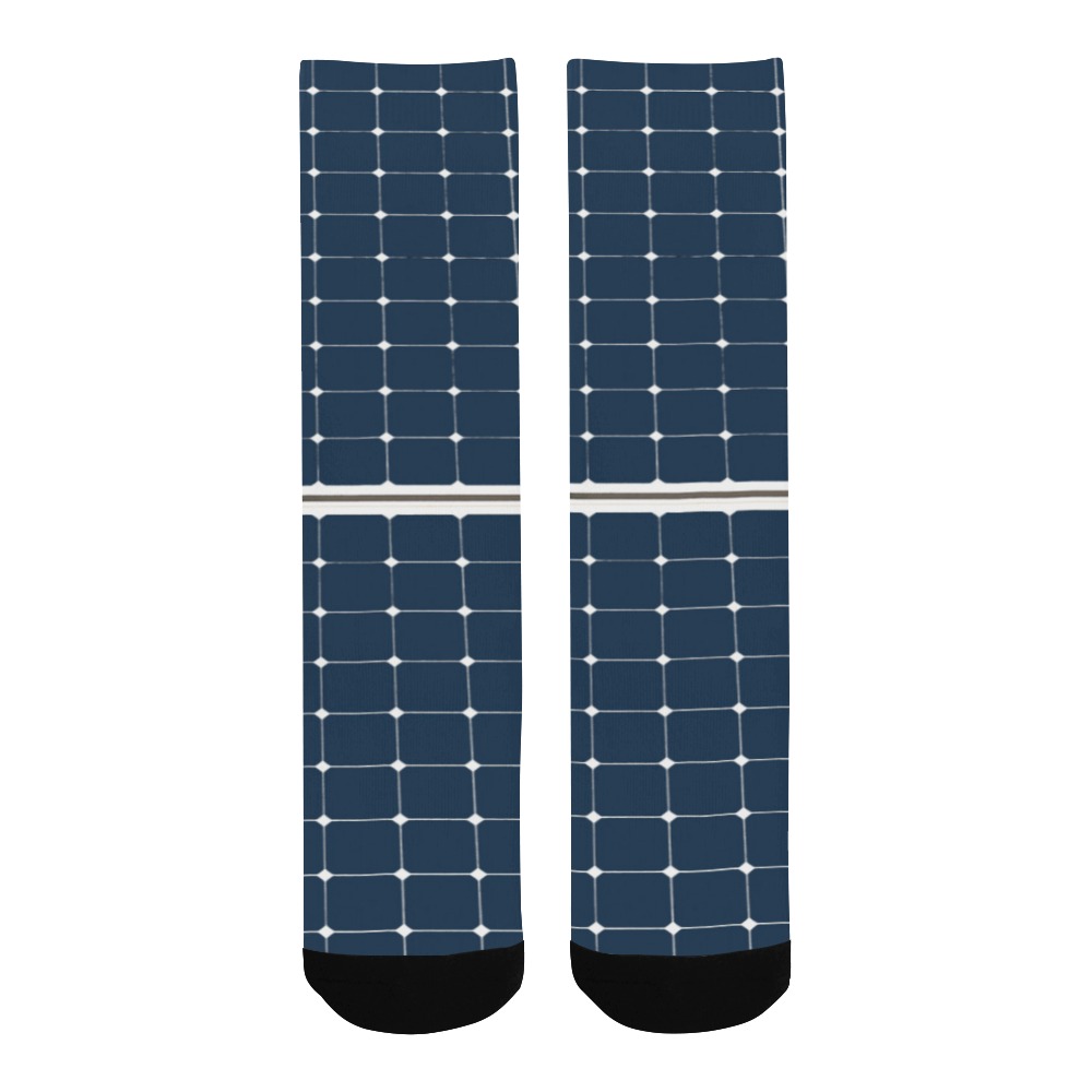 Solar Technology Power Panel Image Cell Energy Men's Custom Socks | ID ...