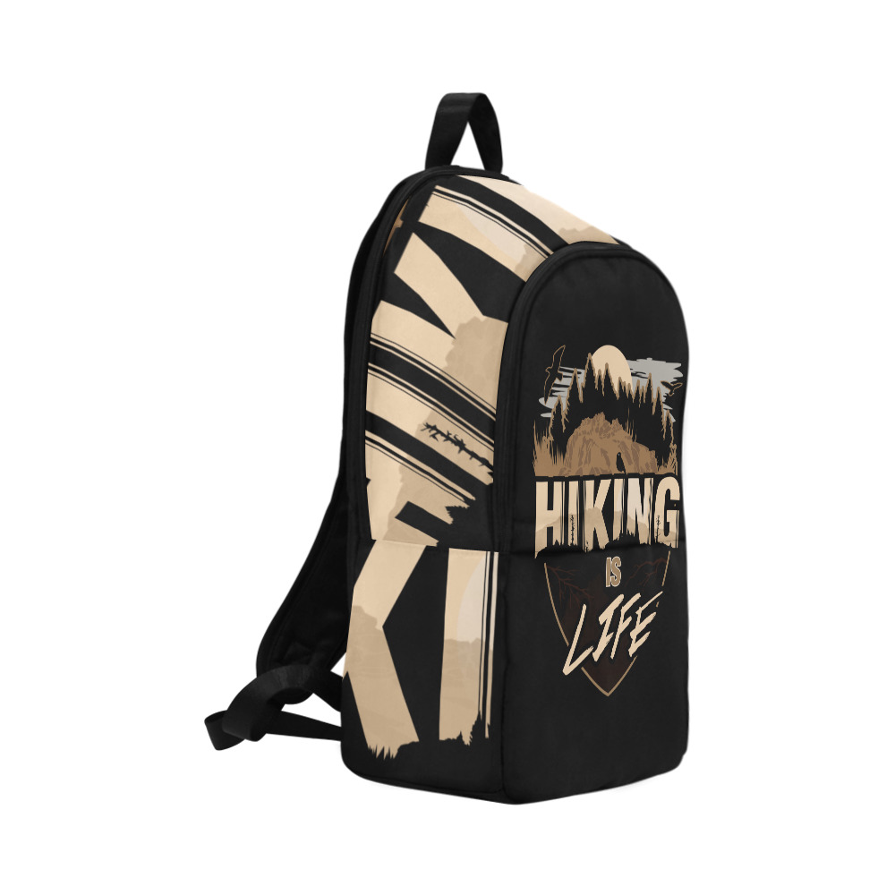Hiking Is Life Fabric Backpack for Adult (Model 1659) | ID: D6530661