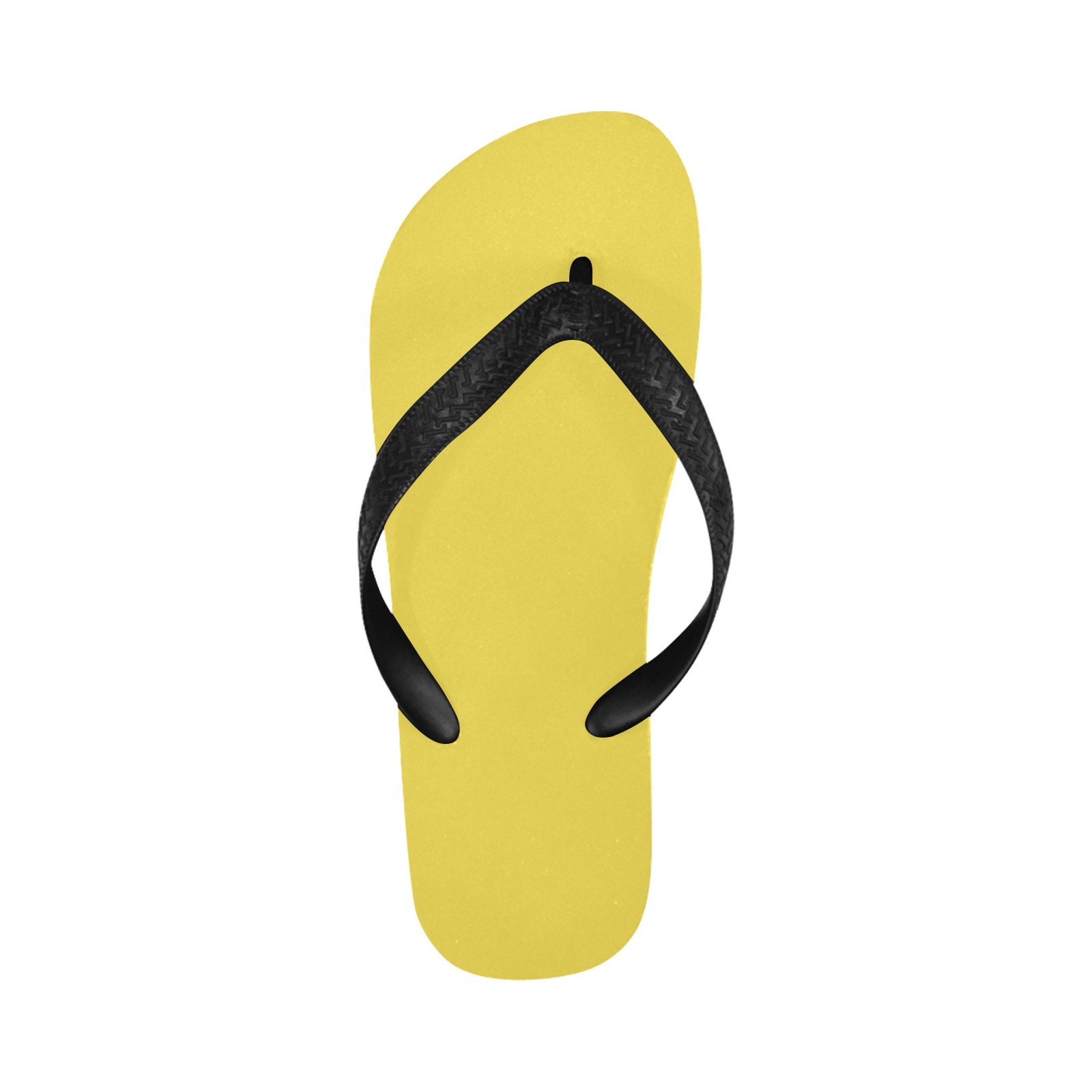solid yellow color Flip Flops for Men/Women (Model 040) | ID: D7362117
