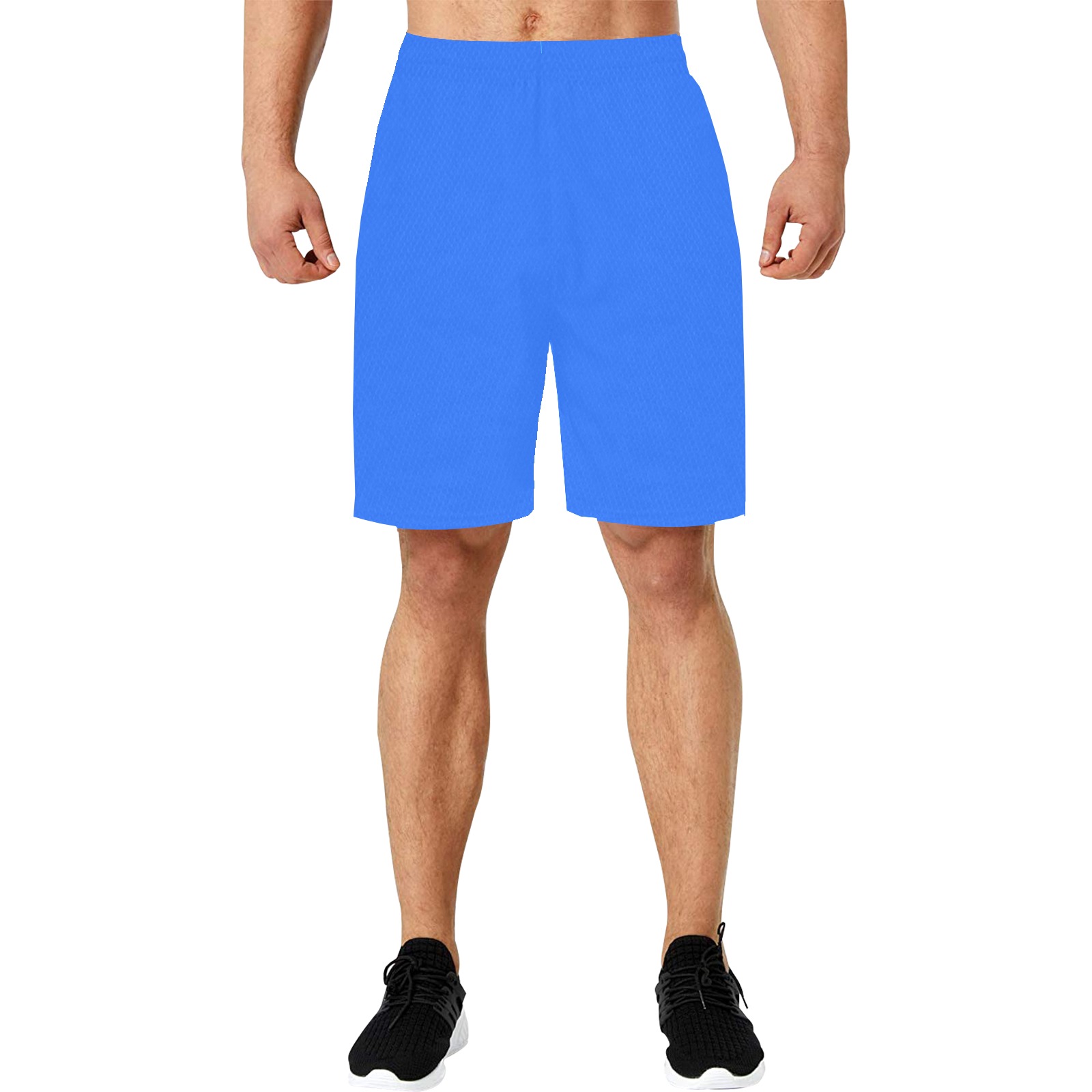 color deep electric blue All Over Print Basketball Shorts | ID: D5618074