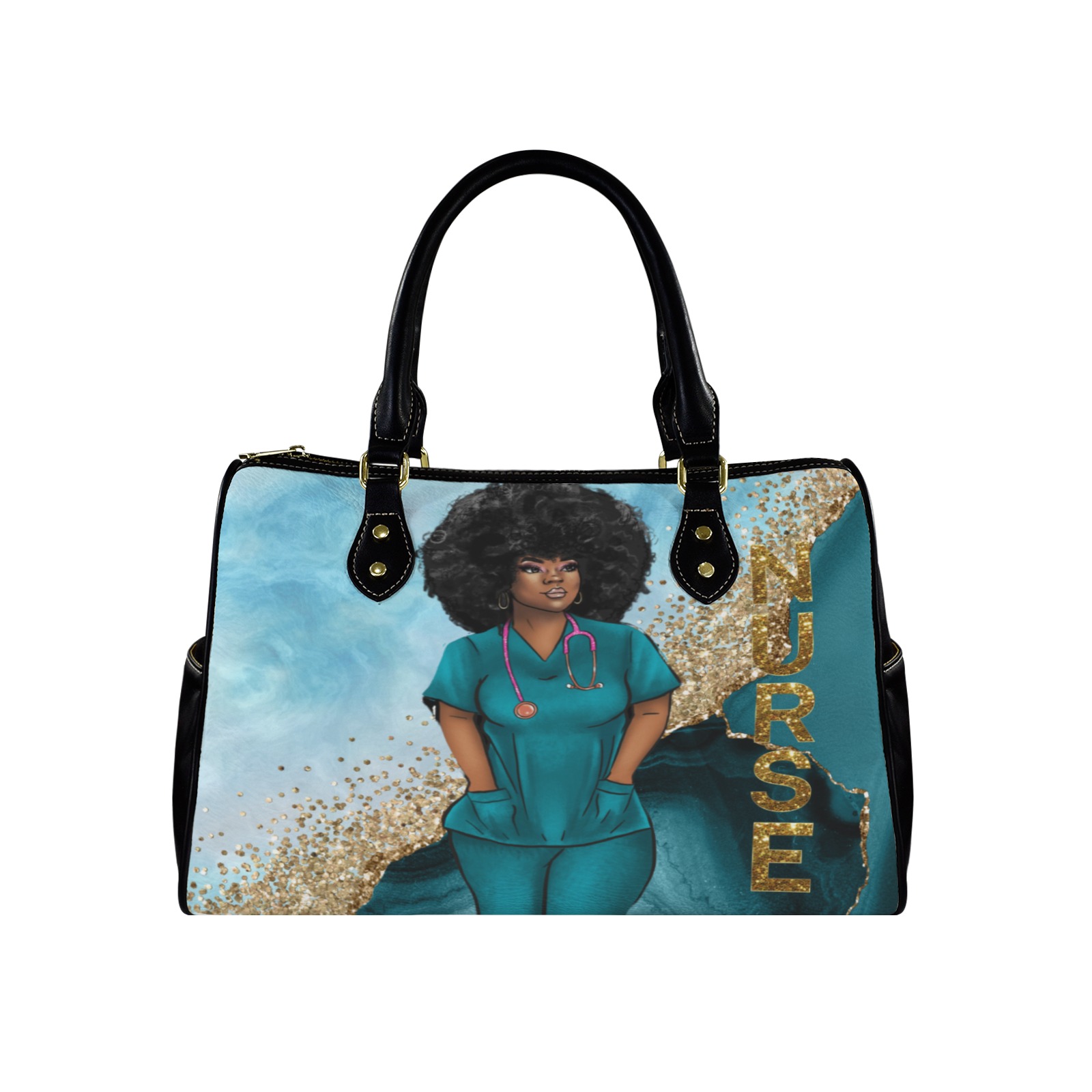 teal nurse purse City Bag (Model 1750) | ID: D7308176