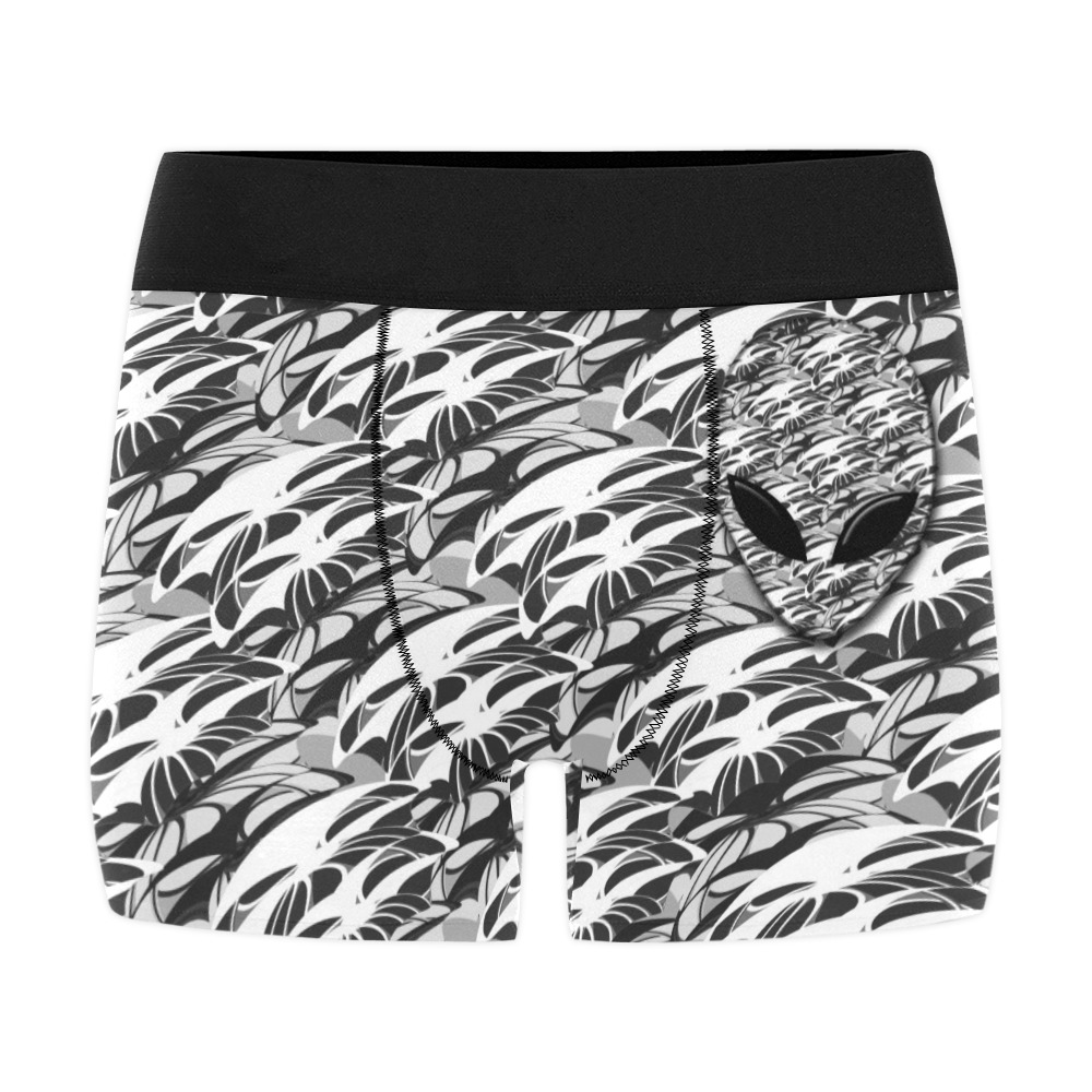 Alien Face with Troops Men's All Over Print Boxer Briefs (Model L10 ...