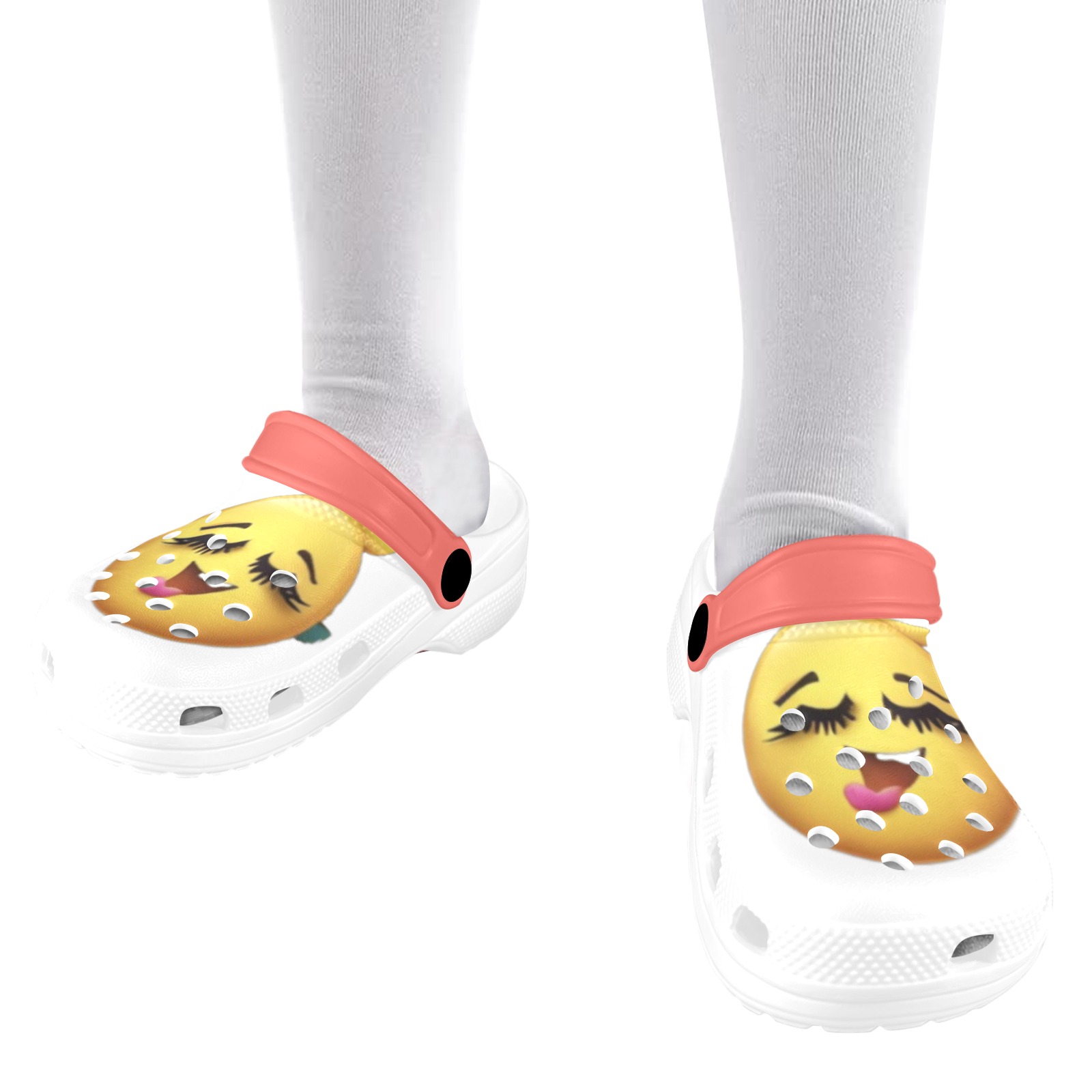 Emoji Clogs Custom Print Foam Clogs for Kids | ID: D7047936