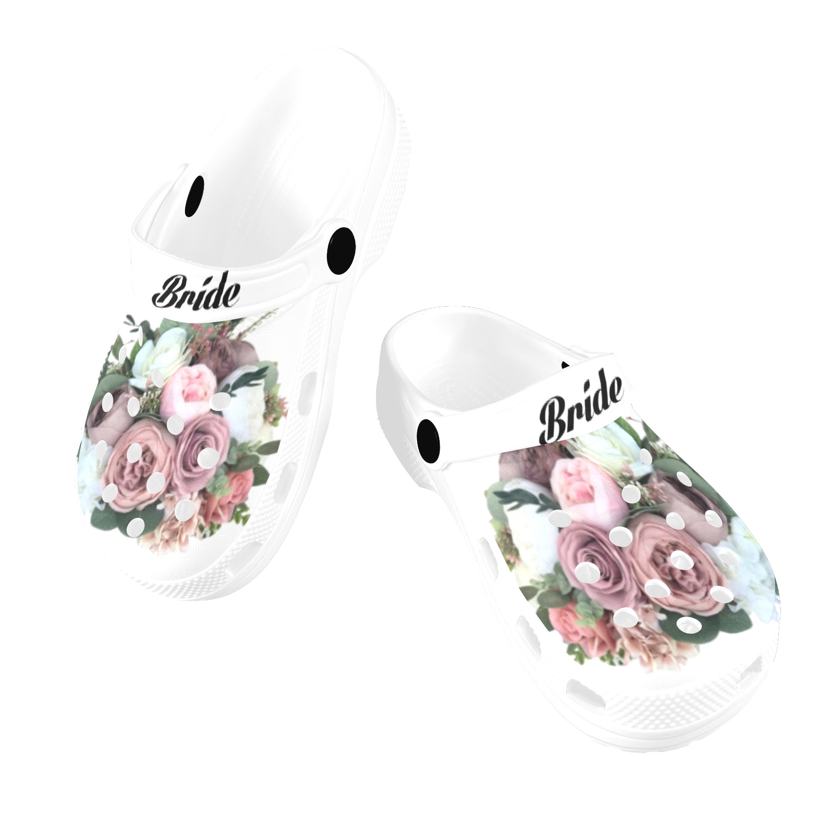 Bride Clogs Custom Print Foam Clogs for Kids | ID: D6973946