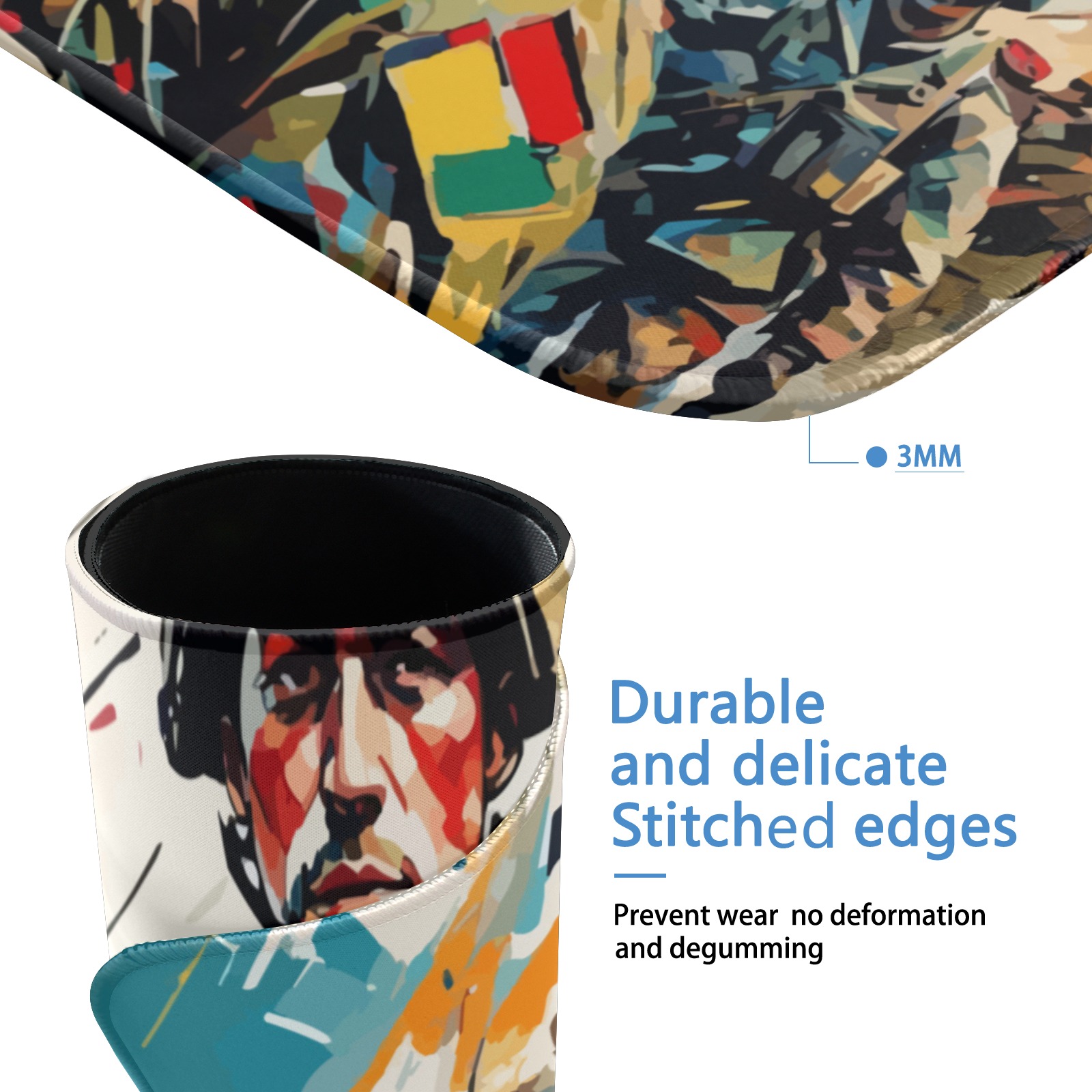 Allegory of Army. A group of military servicemen Gaming Mousepad (35"x16") | ID: D6944842