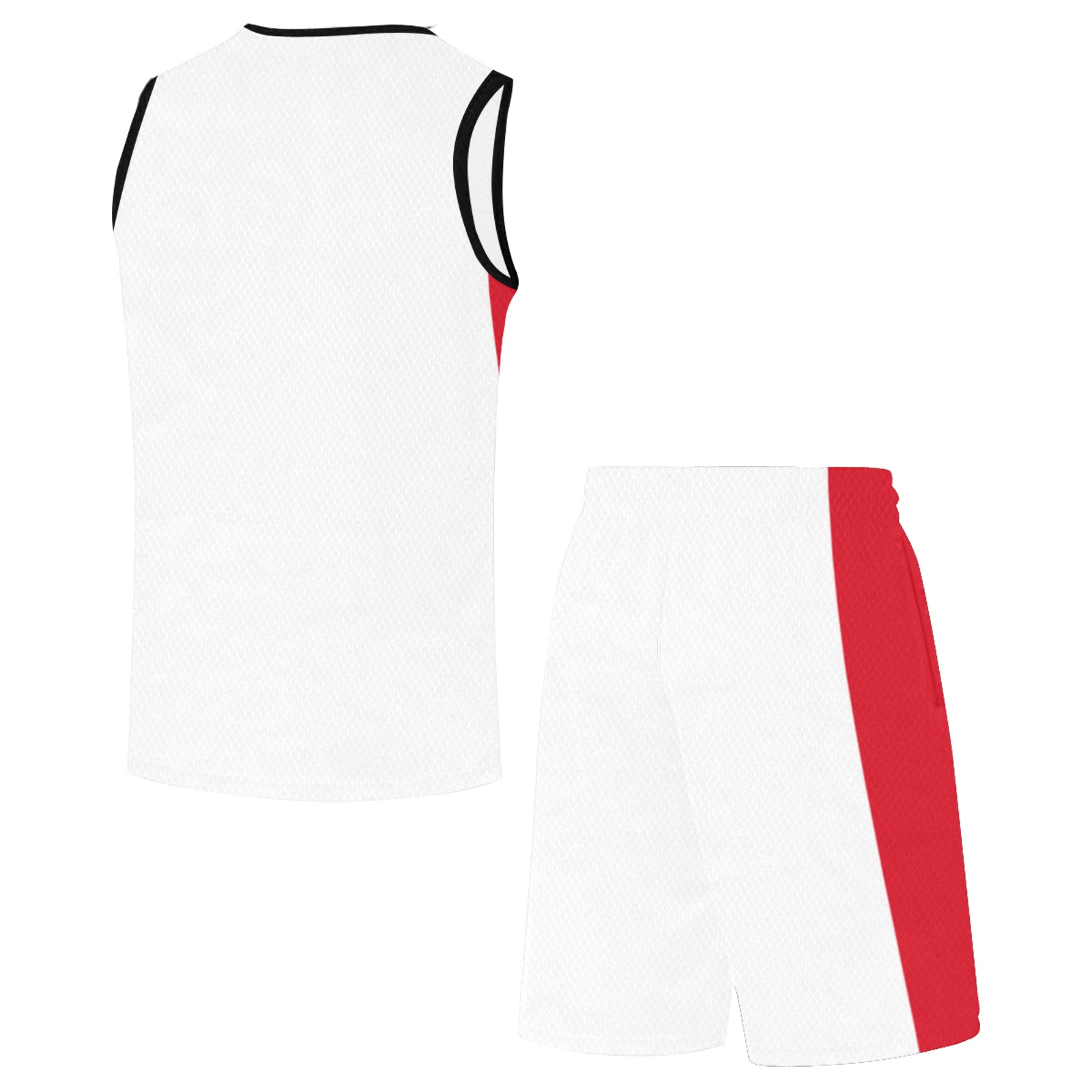 Flag_of_Peru.svg Basketball Uniform with Pocket | ID: D6310989