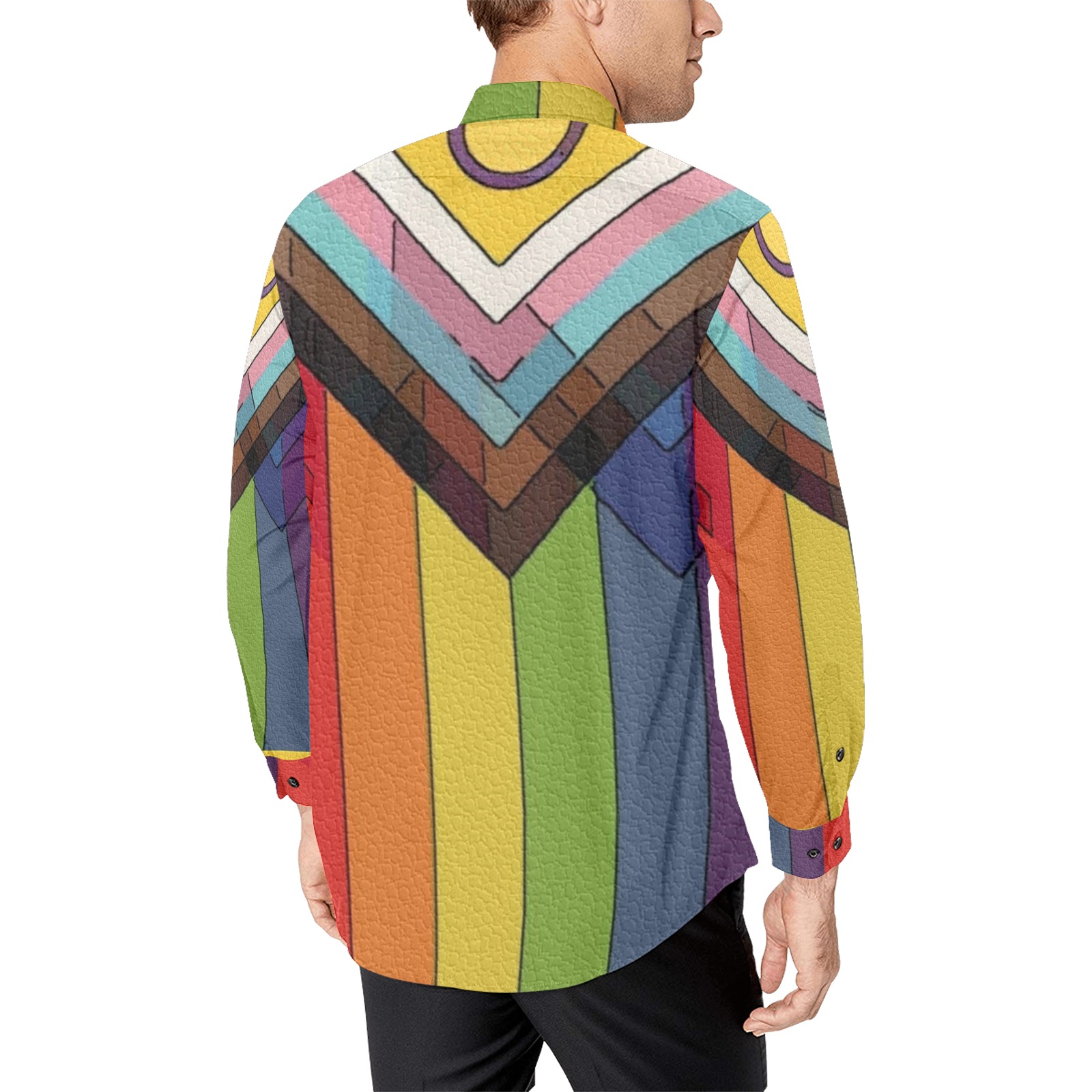 Lbgtq plus Pop Art by Nico Bielow Men's All Over Print Casual Dress ...