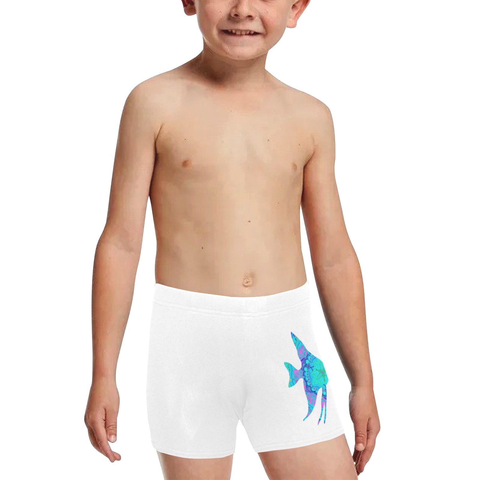 poisson 4 Little Boys' Swimming Trunks (Model L57) | ID: D6260890