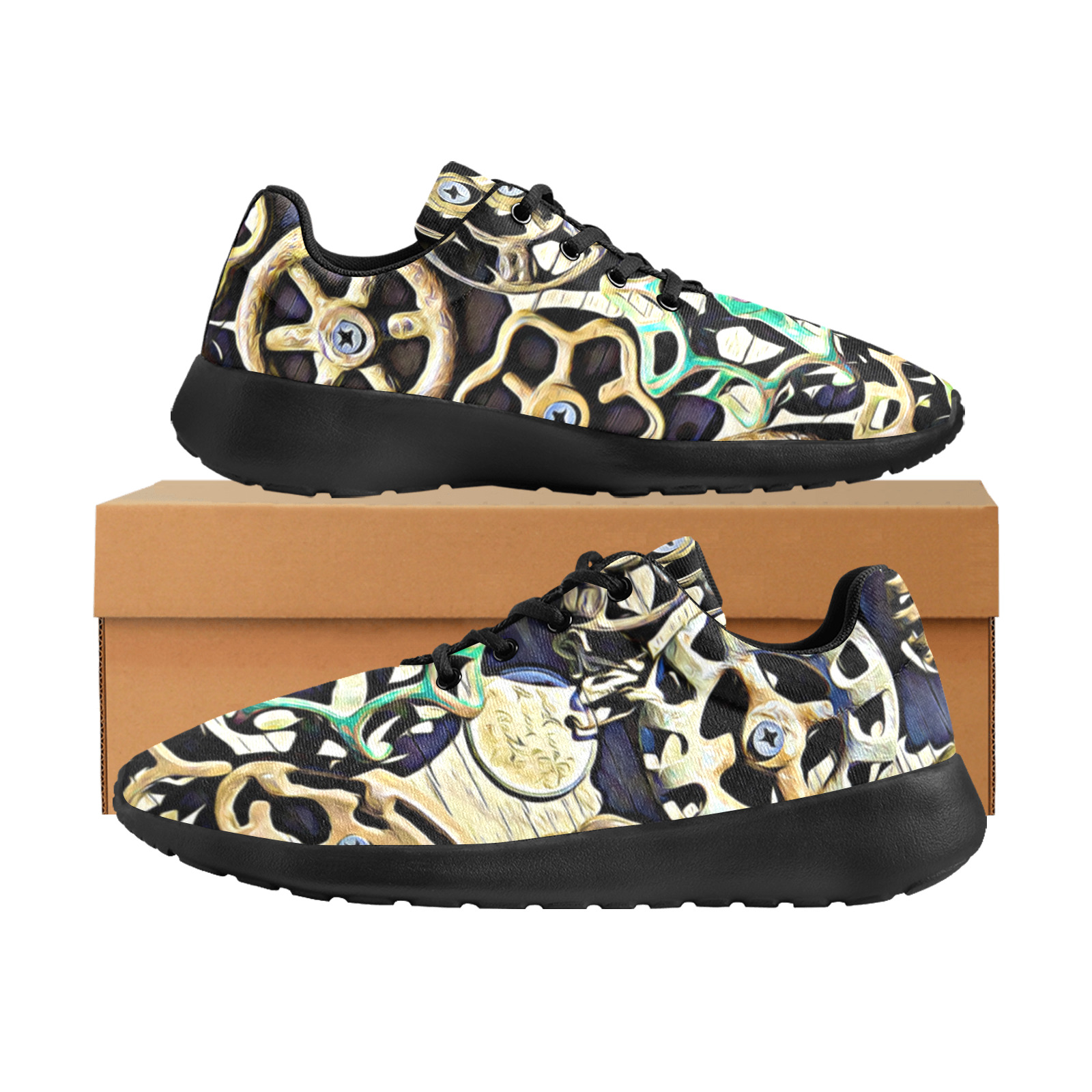 Knob Men's Athletic Shoes (Model 0200) | ID: D5837957