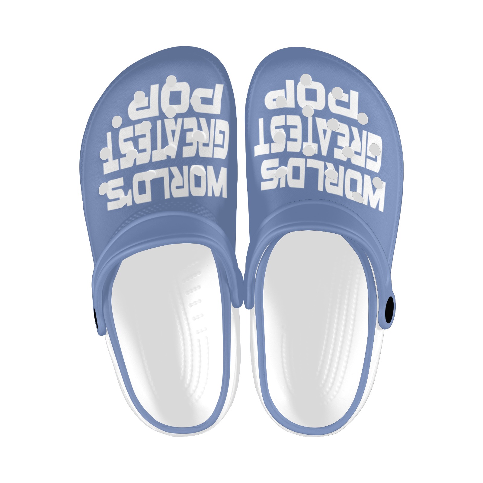 World's Greatest Pop Custom Print Foam Clogs for Adults | ID: D6980388