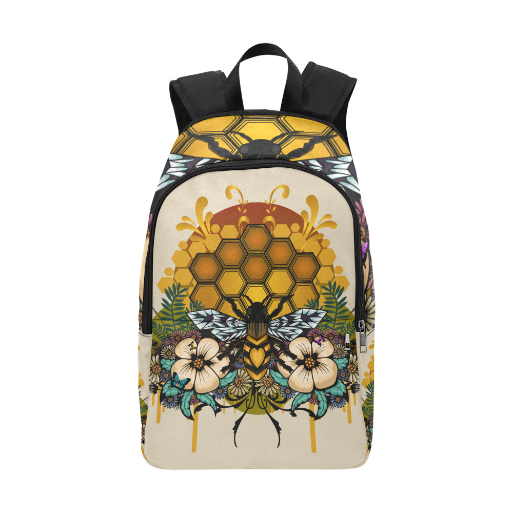 Queen Of Bees Fabric Backpack for Adult (Model 1659) | ID: D6517901