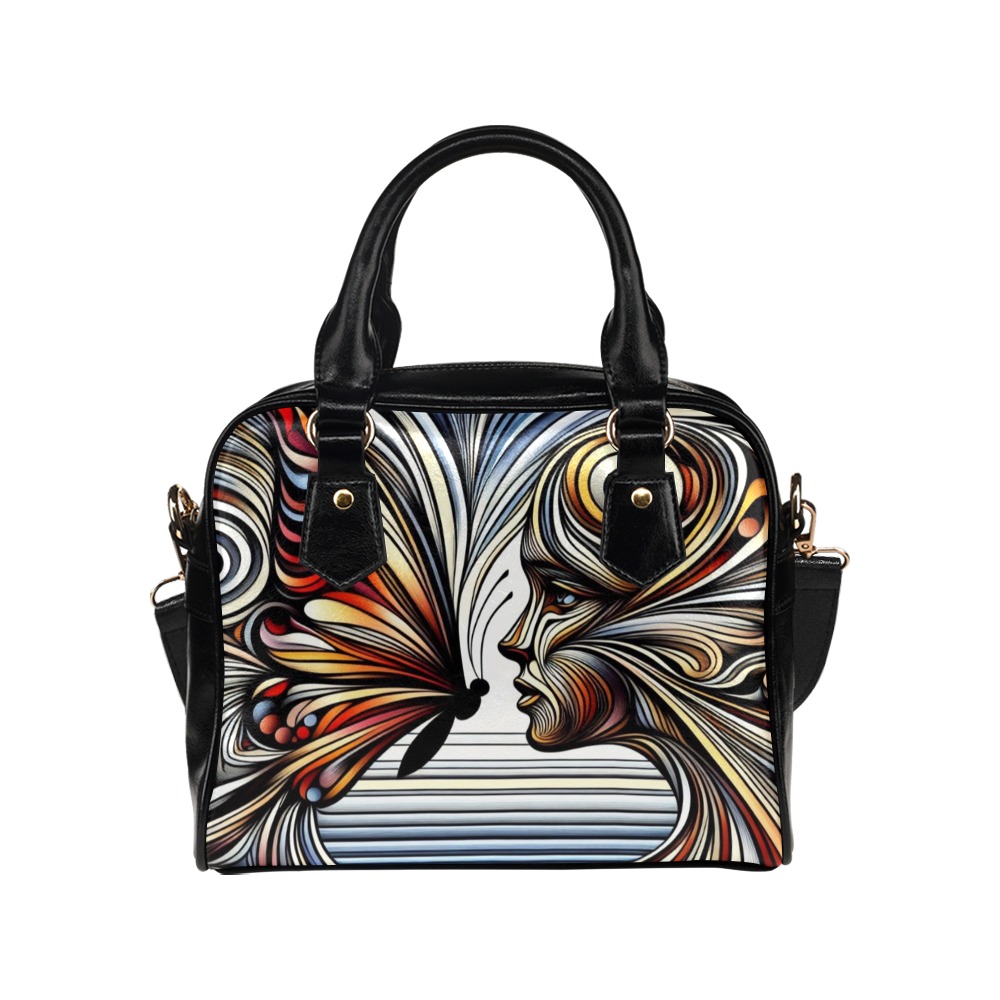 Lady Butterfly 1 Shoulder Handbag (Model 1634) | ID: D7032883