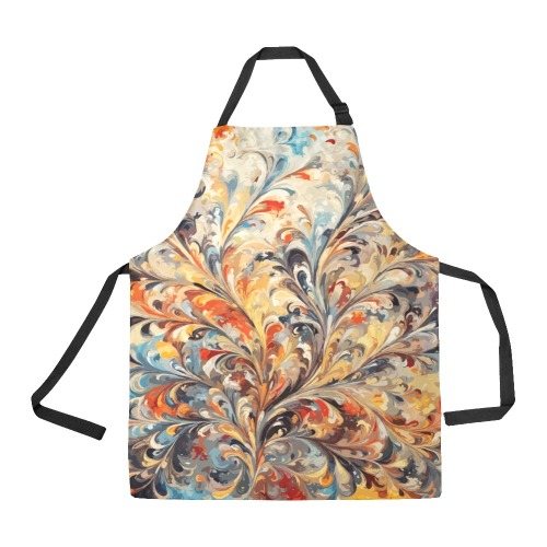 Glamour decorative floral ornament. Amazing art All Over Print Apron ...