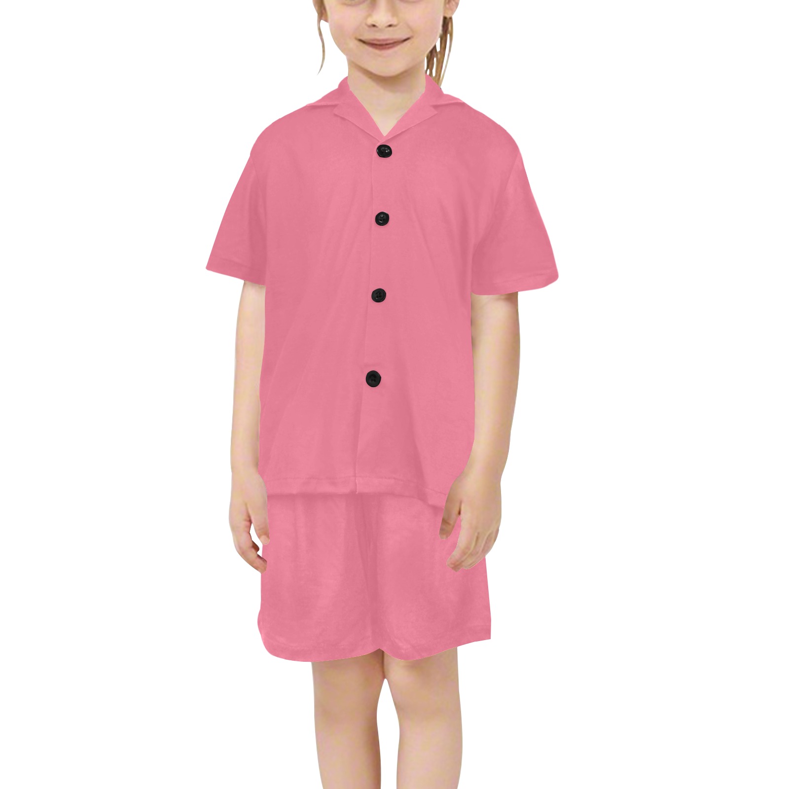 Bubblegum Little Girls' V-Neck Short Pajama Set | ID: D6216407
